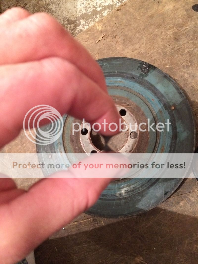 put new vibratech damper on. drained the old stock one ...